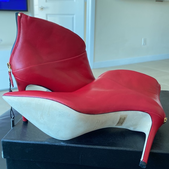 Grigiarancio | Shoes | Nwt Bright Red Boots Made In Italy | Poshmark